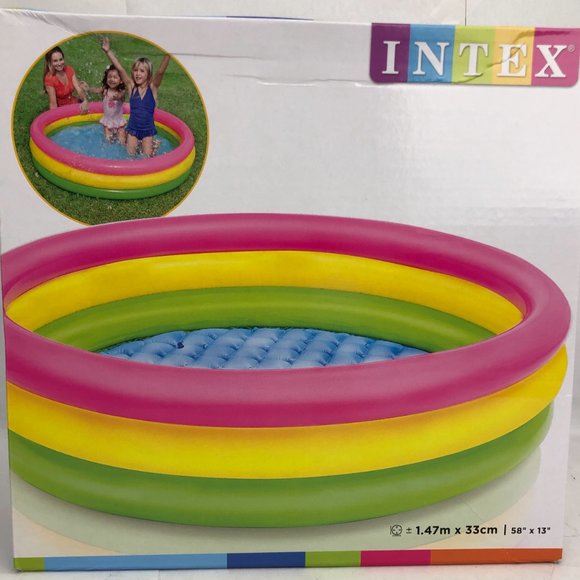 Toys | Intex Inflatable Colorful Pool | Poshmark